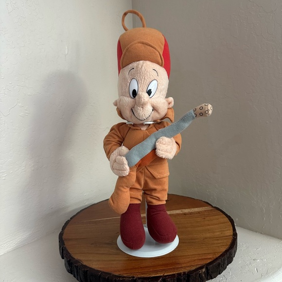 Warner Bros. | Toys | Vintage Warner Bros Looney Tunes Elmer Fudd Plush ...